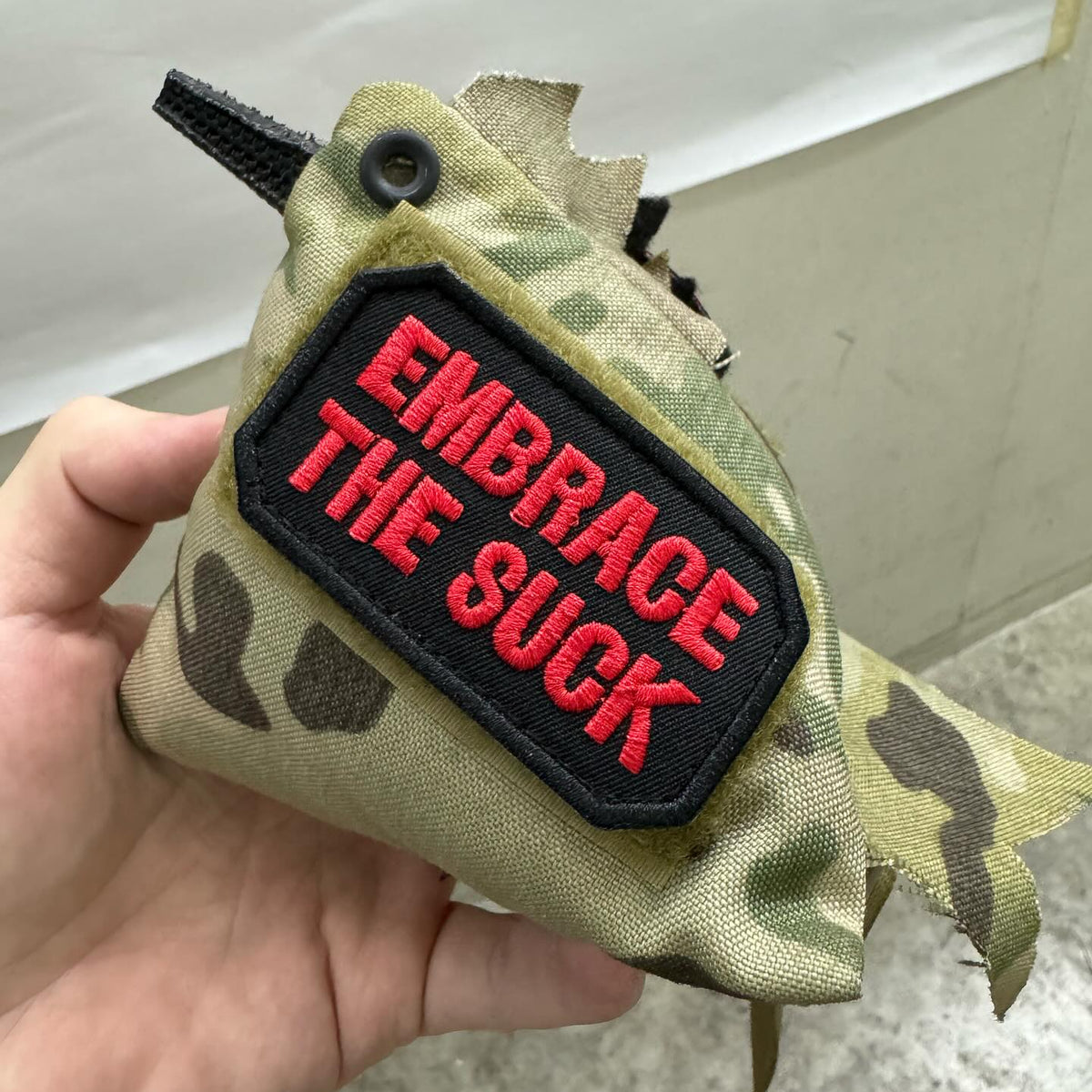 EMBRACE THE SUCK PATCH - KHAKI – Hock Gift Shop | Army Online Store in Singapore