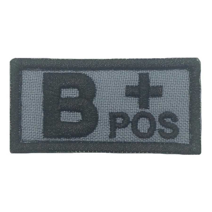 HGS BLOOD GROUP PATCH - B POSITIVE (GRAY) – Hock Gift Shop | Army Online Store in Singapore