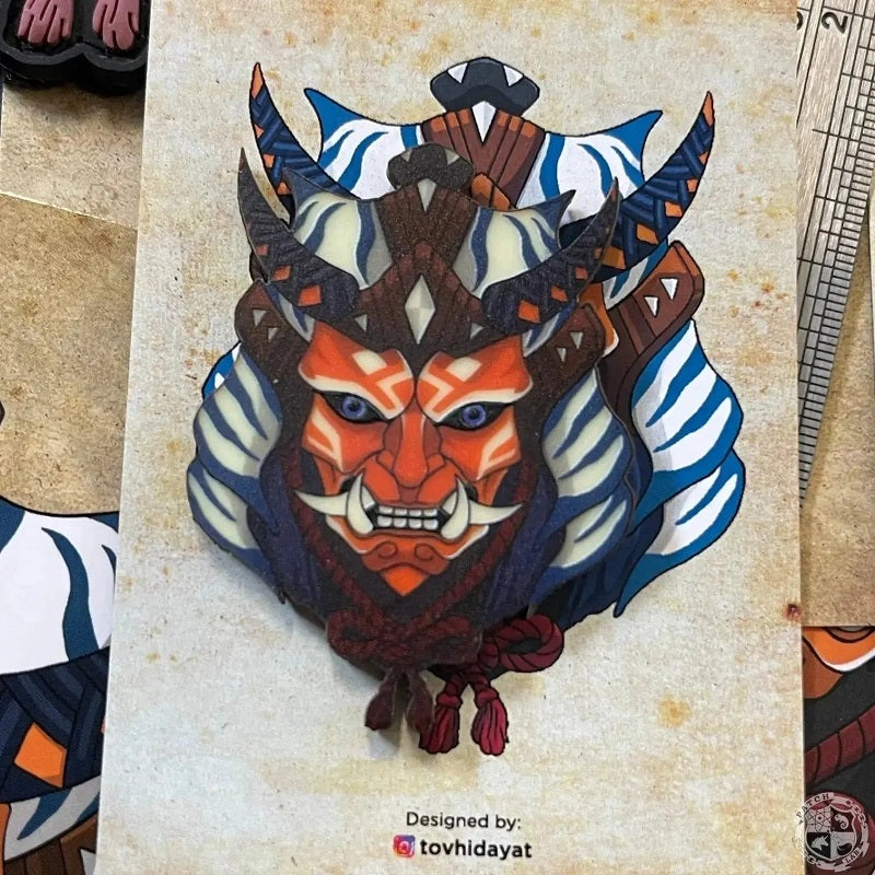 ONIWARS #7 - ACRYLIC PATCH – Hock Gift Shop | Army Online Store in Singapore