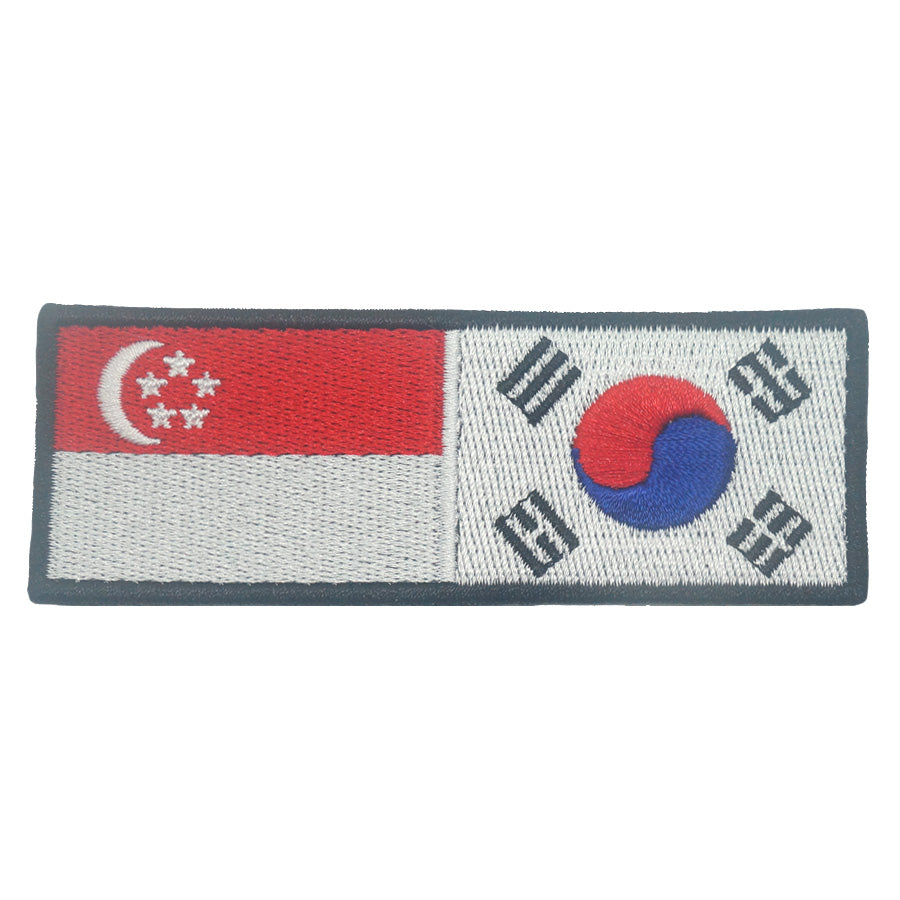 SINGAPORE KOREAN FLAG EMBROIDERY PATCH – Hock Gift Shop | Army Online Store in Singapore