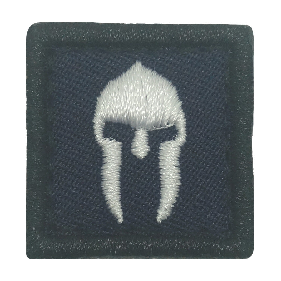 1" MINI SPARTAN HELMET PATCH - NAVY WHITE – Hock Gift Shop | Army ...