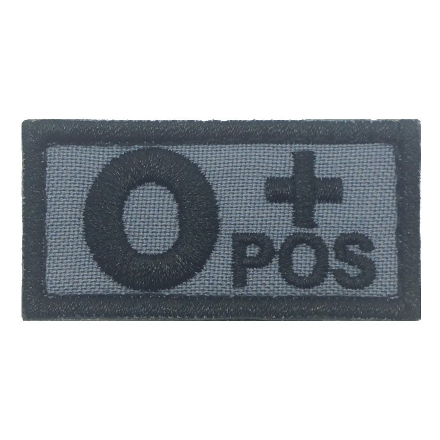 HGS BLOOD GROUP PATCH - O POSITIVE (GRAY) – Hock Gift Shop | Army ...