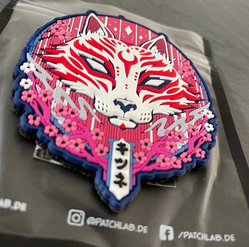 KITSUNE FOX - PVC PATCH – Hock Gift Shop | Army Online Store in Singapore