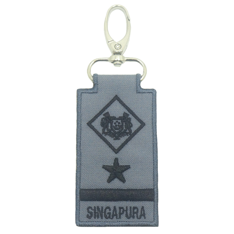 RSN / RSAF MINI RANK KEYCHAIN - ME8 (NEW) (GRAY) – Hock Gift Shop ...