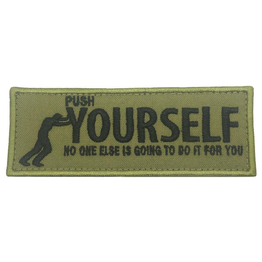 PUSH YOURSELF PATCH - OLIVE GREEN – Hock Gift Shop | Army Online Store ...