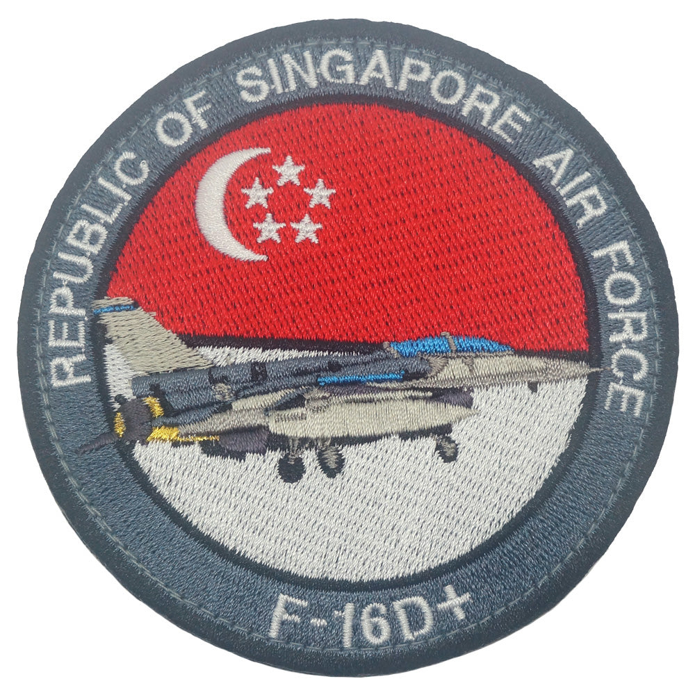 REPUBLIC OF SINGAPORE AIR FORCE F-16D+ PATCH - VERSION 1 – HOCK GIFT ...