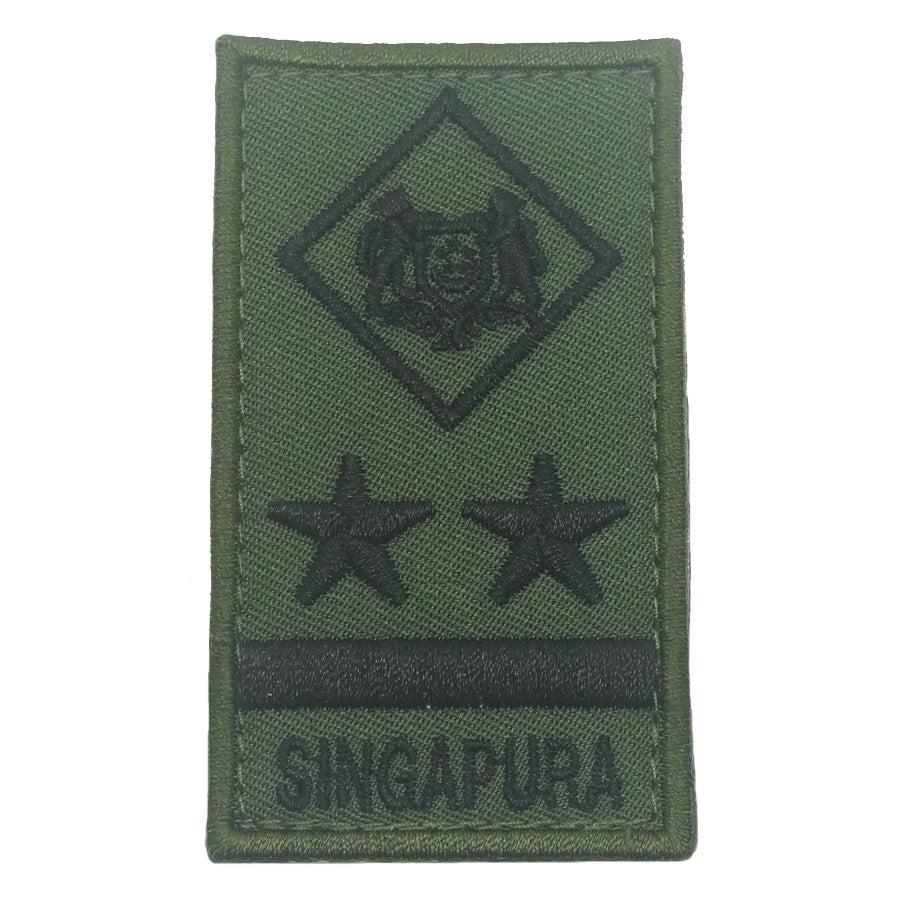 MINI SAF RANK PATCH - ME9 (OD GREEN) (NEW) – Hock Gift Shop | Army ...