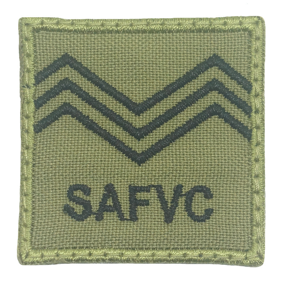 MINI SAFVC RANK PATCH - SV 3 (OLIVE GREEN) – Hock Gift Shop | Army ...