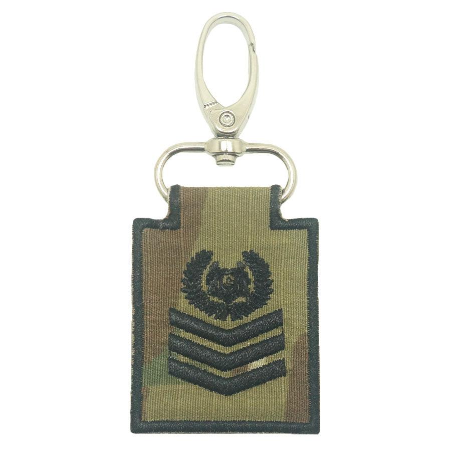 MINI SPF RANK KEYCHAIN (MULTICAM) - SENIOR STAFF SERGEANT (SSSG) – Hock ...