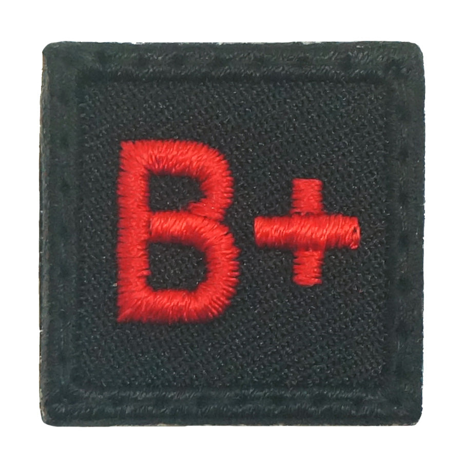 9 Mm Velcro Patch Olive Green Blood Type B+ Positive Patch – Velcro ...