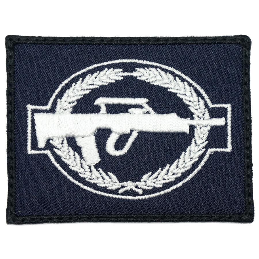 Combat Skill Badge Patch (Navy/White) 6cm x 4.5cm | HOCK GIFT SHOP ...