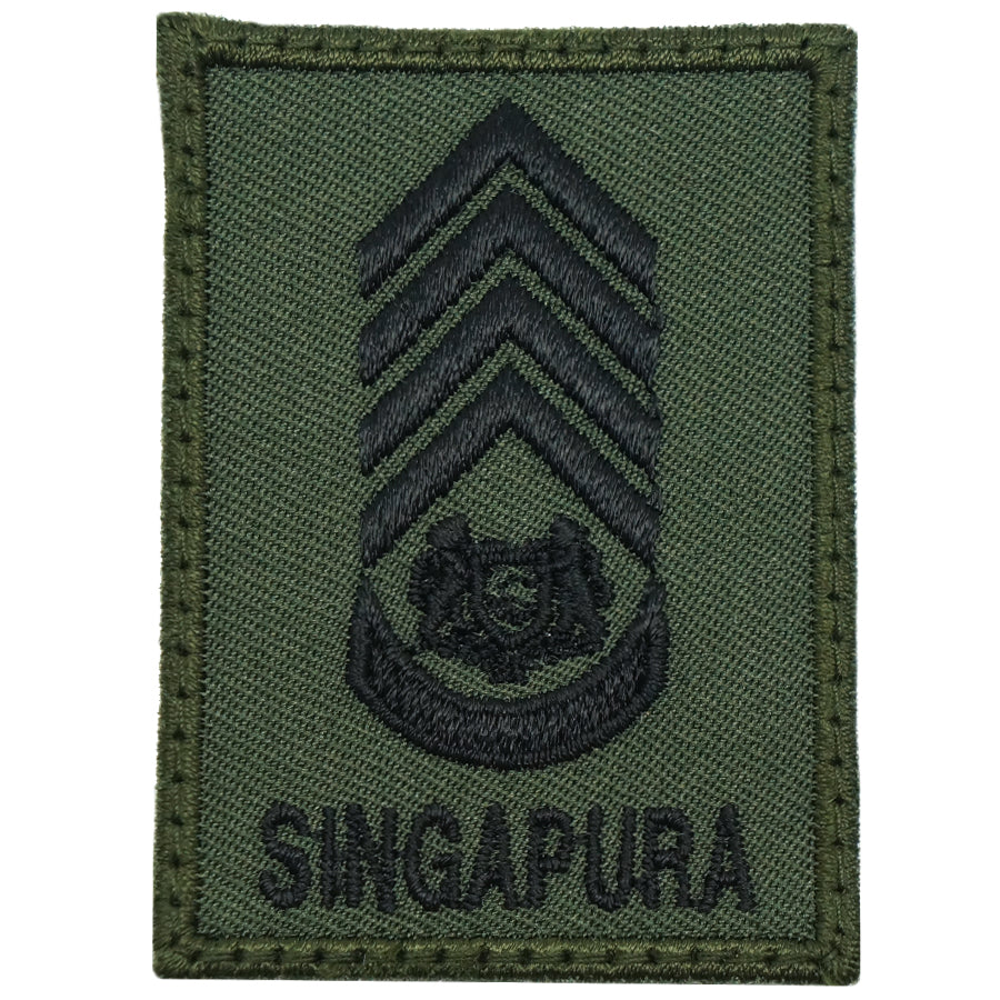 MINI SAF RANK PATCH - SWO (OD GREEN) – Hock Gift Shop | Army Online ...