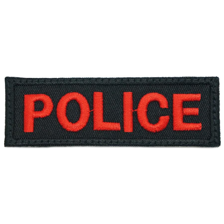 Police Unit Tag Patch Black | Velcro Hook Backing – HOCK GIFT SHOP ...