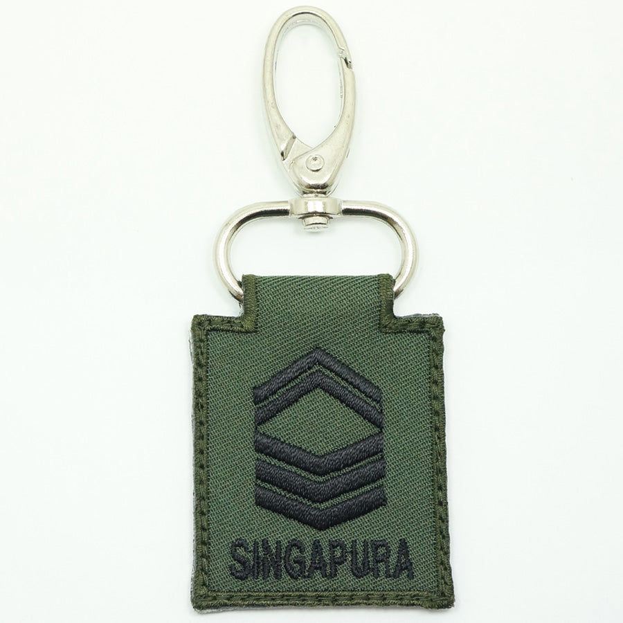 MINI SAF RANK KEYCHAIN - 1SG (OD GREEN) – HOCK GIFT SHOP | SINGAPORE'S ...