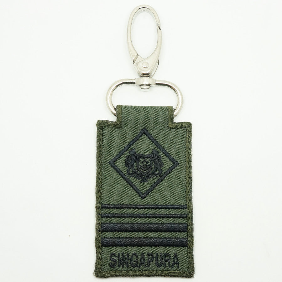 MINI SAF RANK KEYCHAIN - ME8 (OD GREEN) – Hock Gift Shop | Army Online ...