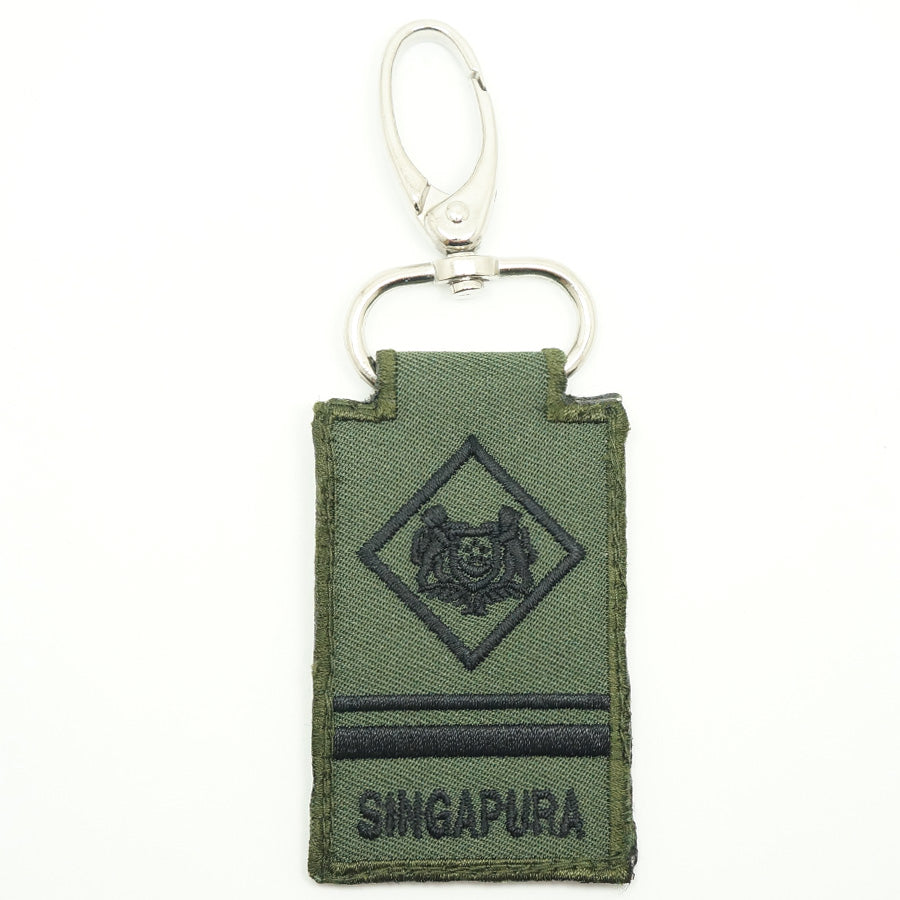 MINI SAF RANK KEYCHAIN - ME4 (OD GREEN) – Hock Gift Shop | Army Online ...