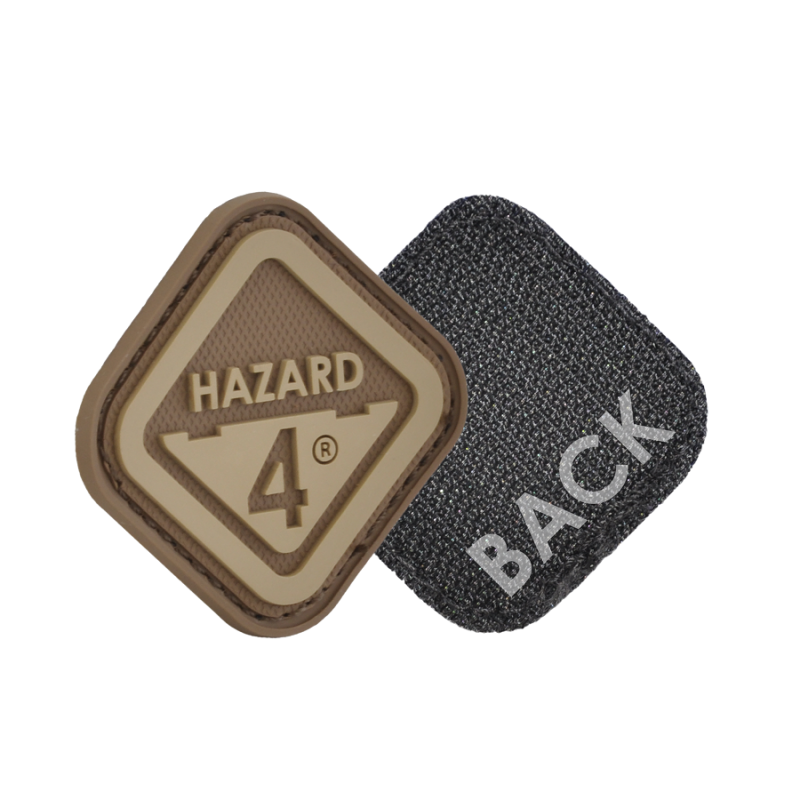 HAZARD 4 DIAMOND SHAPE MORALE PATCH PVC - COYOTE – HOCK GIFT SHOP ...