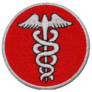 MEDICAL WING PATCH - RED – Hock Gift Shop | Army Online Store in Singapore