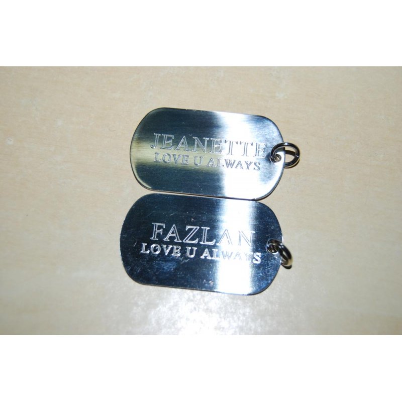 US MILITARY DOG TAG ENGRAVING (STAINLESS STEEL) – Hock Gift Shop | Army ...